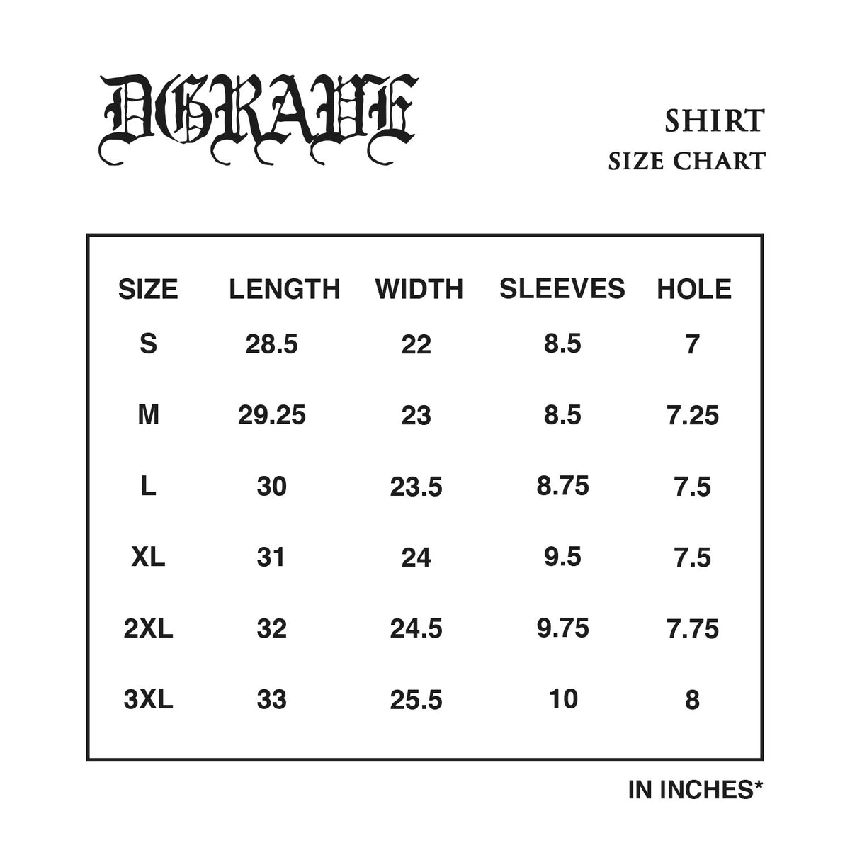 OG LOGO WHITE – DGRAVE APPAREL